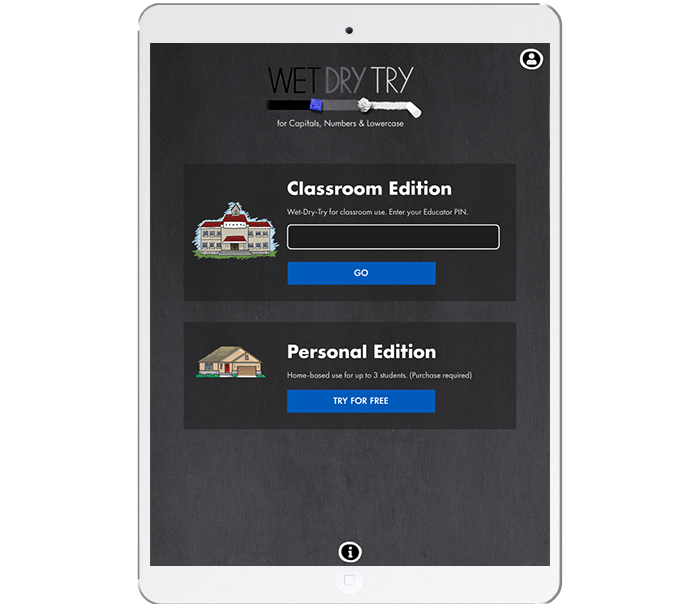 Product: Wet-Dry-Try: Classroom Edition App (1-year Classroom License)