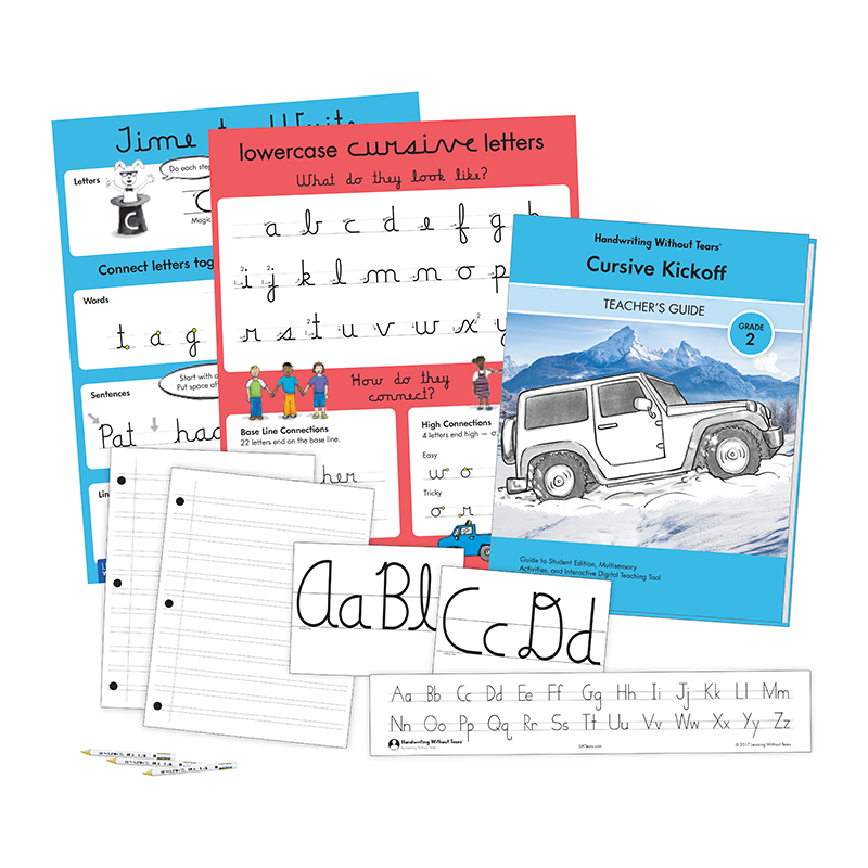 cursive letter grade 2