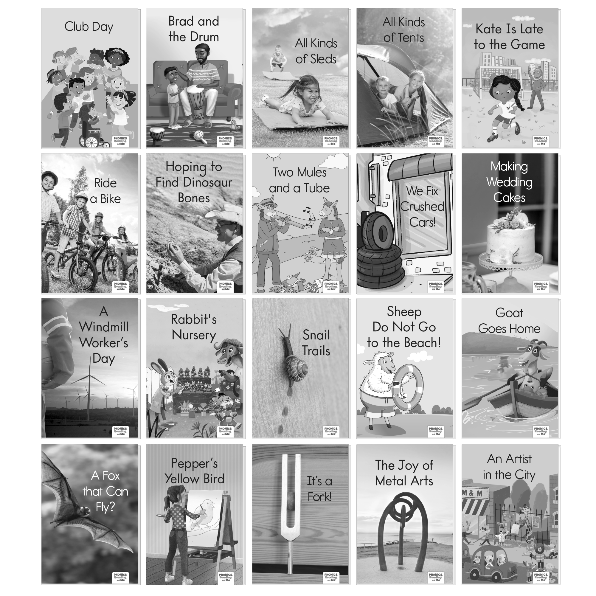 Product: Mini Books Box Set A (20 titles, 25 of each)