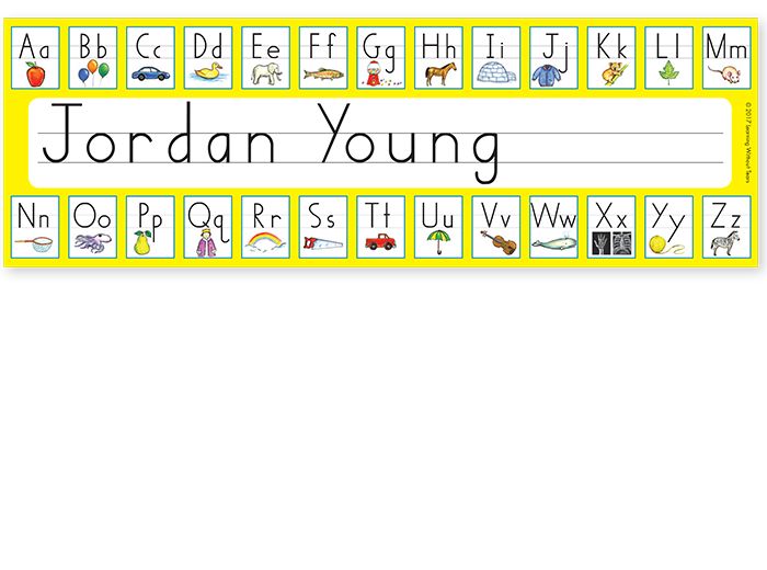 Product: Color Name Plates