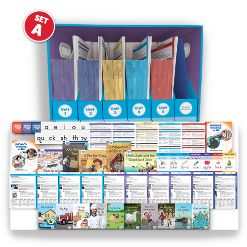 Product: Phonics, Reading, and Me Classroom Kit Set A