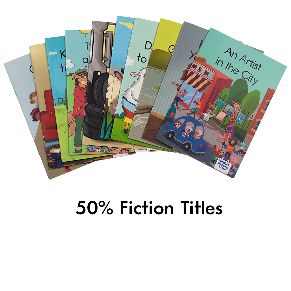 Product: Decodable Books, Set B, Fiction and Nonfiction