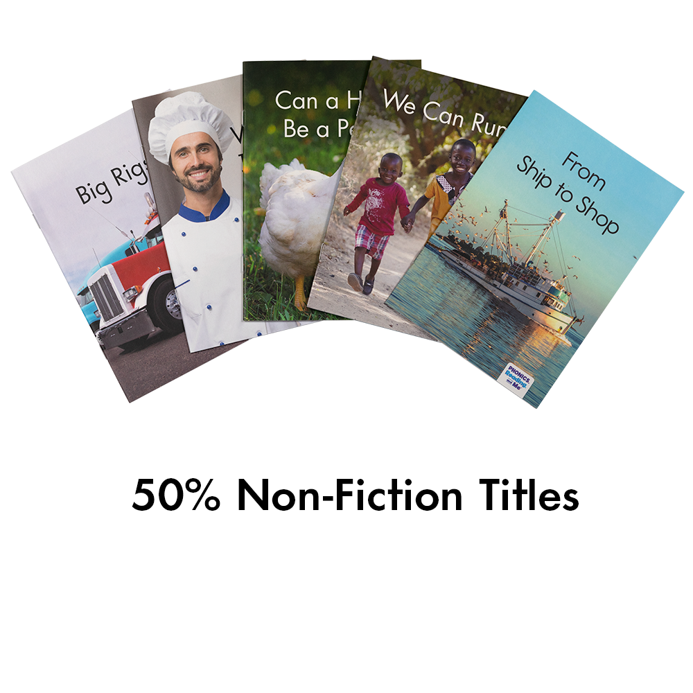 Product: Decodable Books, Set A, Fiction and Nonfiction