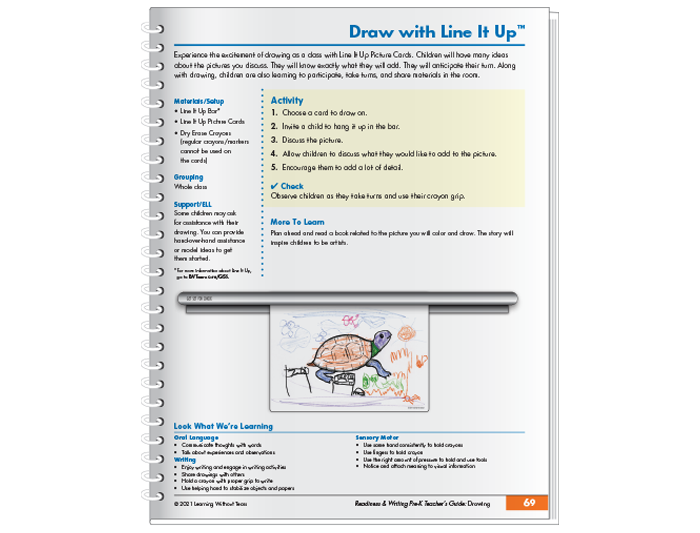 Product: Readiness & Writing Pre-K Teacher's Guide