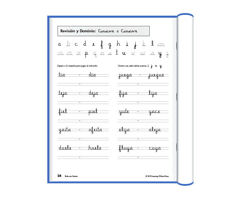 Product: Cursive Success 2022 Student Edition (SPANISH - Exito Con Cursiva)