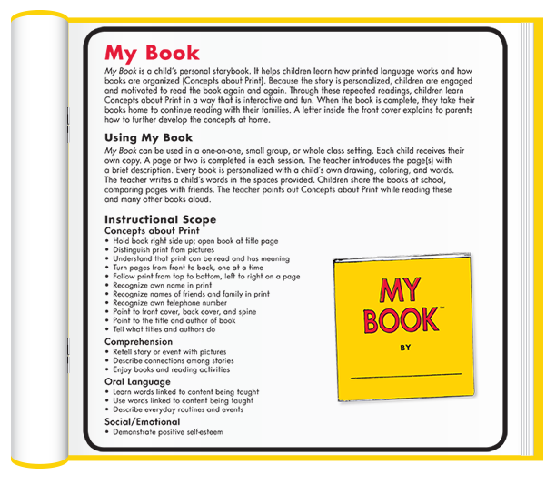 Product: My Book Activity Book (classroom set of 10)