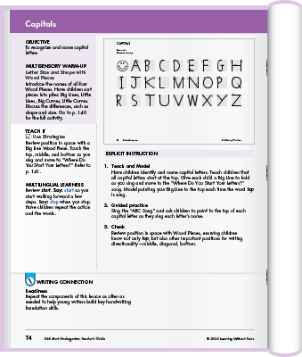 Product: Kick Start Kindergarten 2025 Edition Teacher's Guide